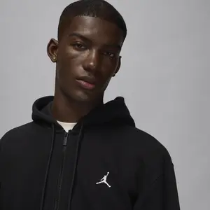 JORDAN Fleece Full-zip Hoodie - Black