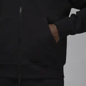 JORDAN Fleece Full-zip Hoodie - Black