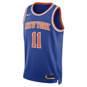 Nike New York Knicks Icon Edition Dri-fit Nba Swingman Jersey - Blue