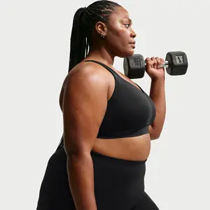 Nike Indy High Support Padded Adjustable Sports Bra - Black
