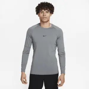 Nike Pro Dri-fit Slim Long-sleeve Fitness Top - Grey