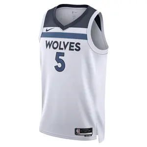 Nike Minnesota Timberwolves Dri-fit Jersey - White