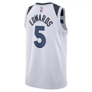 Nike Minnesota Timberwolves Dri-fit Jersey - White
