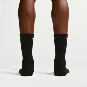 Nike Everyday Cushioned Training Crew Socks - Black