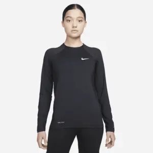 Nike Dri-fit Uv Long Sleeve Swim Top - Black
