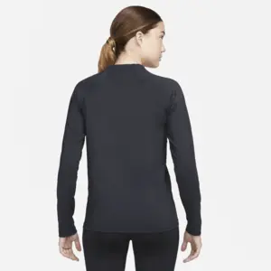 Nike Dri-fit Uv Long Sleeve Swim Top - Black