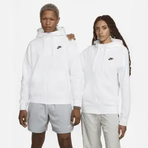 Nike Sportswear Club Fleece Full-zip Hoodie - White