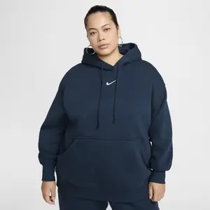 Nike Nike Sportswear Phoenix Fleece Oversized Pullover Hoodie (Plus Size) Blue