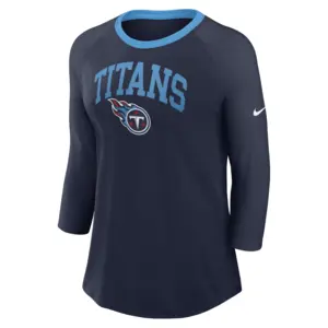 Nike Tennessee Titans Nfl 3/4-sleeve T-shirt - Blue