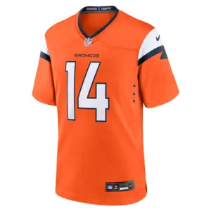 Nike Nfl Denver Broncos Game Football Jersey - Orange