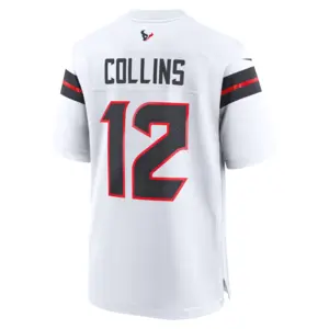 Nike Nico Collins Houston Texans Nfl Game Football Jersey - White
