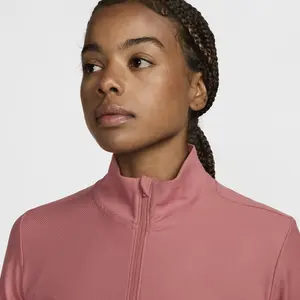 Nike One Rib Dri-fit Full-zip Mid Layer