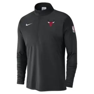 Nike Chicago Bulls Nba 1/2-zip Long-sleeve Top