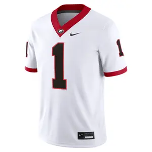 Nike Georgia Bulldogs Dri-fit College Game Jersey - White