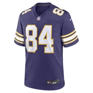 Nike Randy Moss Minnesota Vikings Nfl Game Football Jersey - Purple