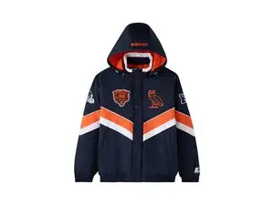 OVO X Nfl Chicago Bears Starter Sideline Puffer Jacket