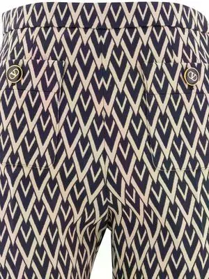 Valentino Garavani Toute La V Jacquard Trousers - Blue
