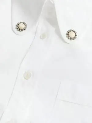 Valentino Garavani Cotton Poplin Shirt - White