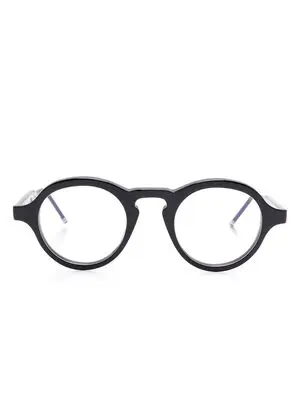 Thom Browne Round-frame Glasses - Black