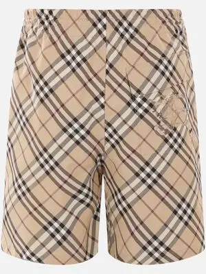 Burberry Check Twill Shorts