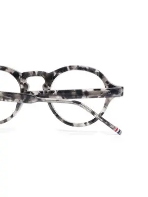 Thom Browne Round-frame Glasses - Grey