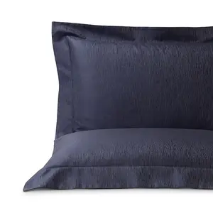 Frette Rays Sham, Standard - Tidal Blue/slate Grey