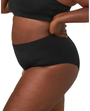 ANDIE High Waisted Bikini Bottom - Black