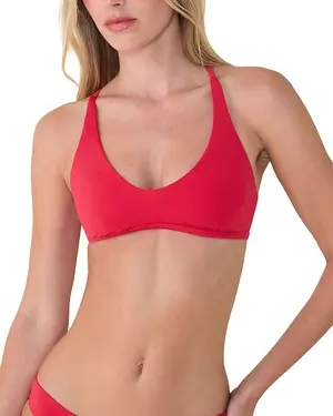 ANDIE Adjustable Triangle Bikini Top - Cherry Red