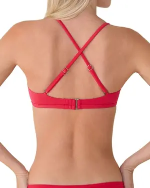 ANDIE Adjustable Triangle Bikini Top - Cherry Red