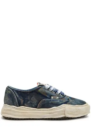 MAISON MIHARA YASUHIRO Maison Mihara Yasuhiro Baker Distressed Denim Sneakers
