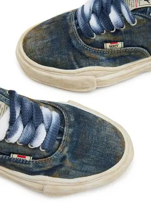 MAISON MIHARA YASUHIRO Maison Mihara Yasuhiro Baker Distressed Denim Sneakers