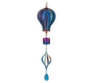 REGAL ART & GIFT Swirl Balloon Spinner Solar La Ntern Purple - One-color