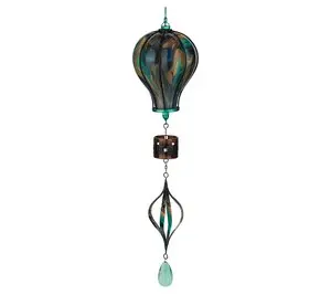 REGAL ART & GIFT Swirl Balloon Spinner Solar La Ntern Green - One-color