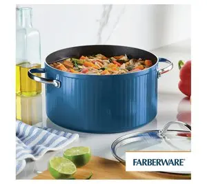 FARBERWARE Nonstick Cookware Stockpot, 6qt