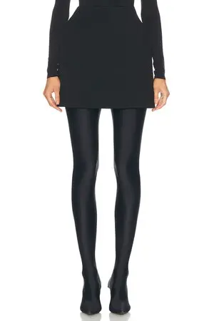 Balenciaga Hourglass Mini Skirt - Black