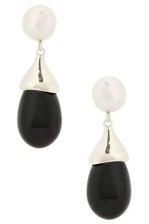 SOPHIE BUHAI Audrey Earrings - Sterling Silver  Freshwater Pearls  & Cz