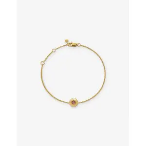 Monica Vinader 18ct Gold Vermeil-plated Sterling Silver And Tourmaline Bracelet - Yellow Gold