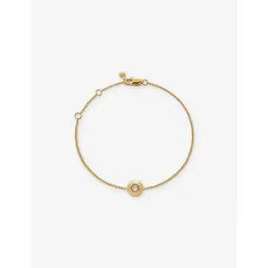 Monica Vinader June Birthstone Moonstone Bracelet - Yellow Gold