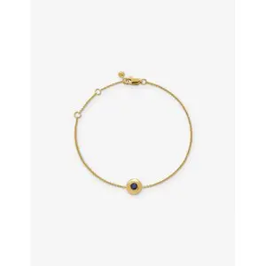 Monica Vinader September Birthstone Sapphire Bracelet - Yellow Gold