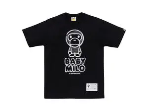 A BATHING APE X Joshua Vides Baby Milo Tee Shirt - Black