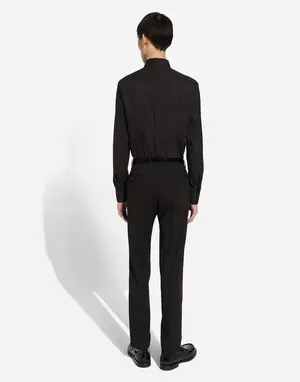 Dolce & Gabbana Stretch Cotton Gold-fit Shirt