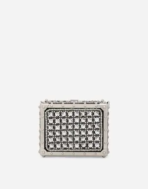 Dolce & Gabbana Jacquard Dolce Box Bag With Embroidery