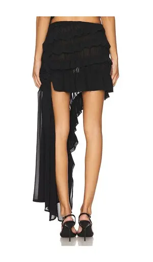 Beaufille Irving Asymmetrical Ruffle Skirt