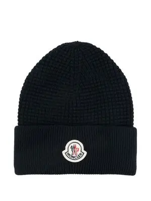 Moncler Tricot Beanie - Blue