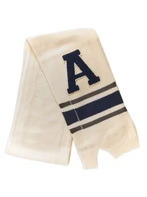 AMBUSH Logo-appliqué Scarf - White