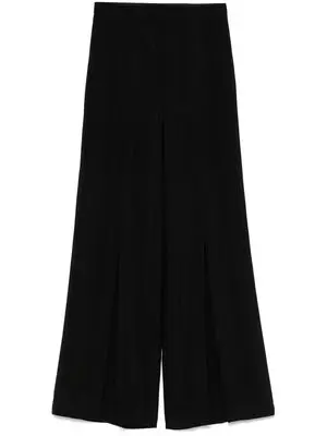 MUGLER Buckled Wide-leg Trousers