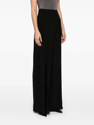 MUGLER Buckled Wide-leg Trousers