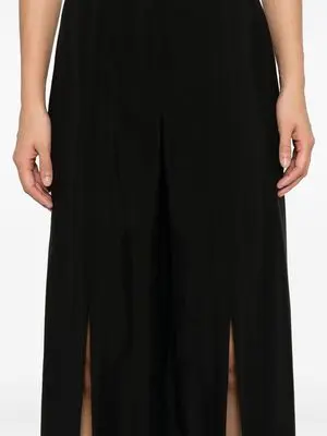 MUGLER Buckled Wide-leg Trousers