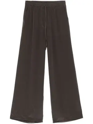 P.a.r.o.s.h Drawstring Palazzo Pants - Black