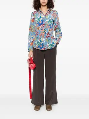 P.a.r.o.s.h Drawstring Palazzo Pants - Black